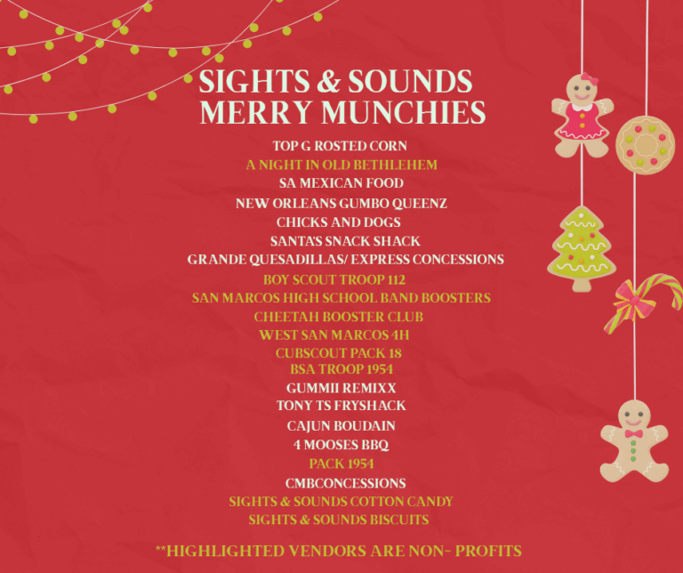 Attractions - Sights & Sounds of Christmas - Festival in San Marcos, TX